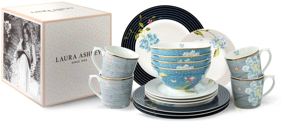 Laura Ashley 16-delig serviesset voor 4 personen
