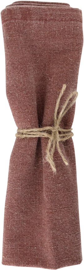 Linnen servet Oxblood