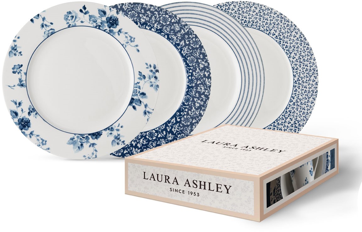 Laura Ashley Blueprint Collectables Set 4 Borden 26 cm