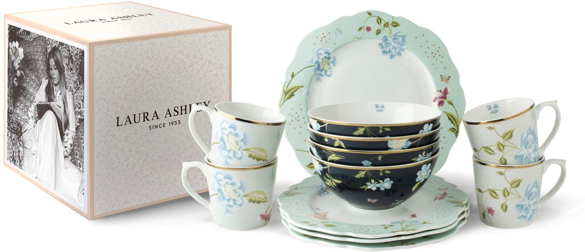 Laura Ashley Serviesset 12-delig voor 4 personen