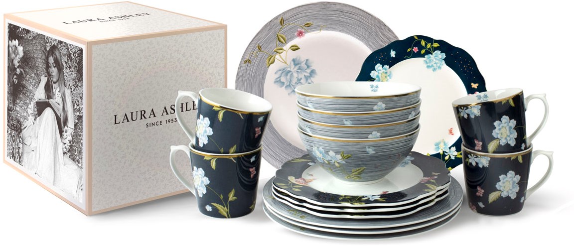 Laura Ashley Serviesset 16-delig voor 4 personen