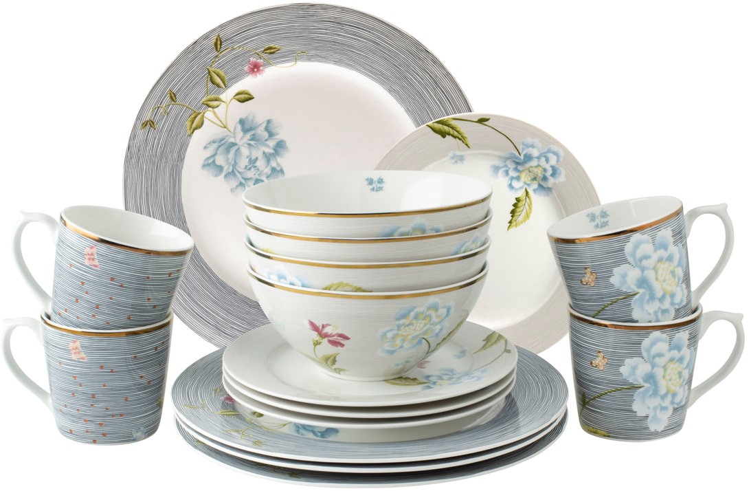 Serviesset Laura Ashley 16-delig voor 4 personen