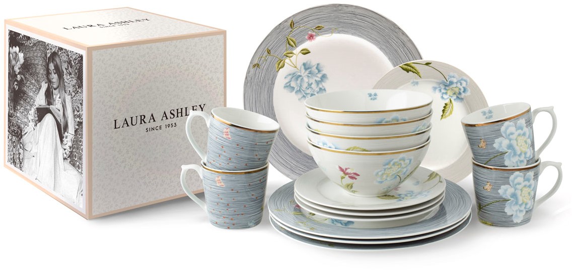 Serviesset Laura Ashley 16-delig voor 4 personen