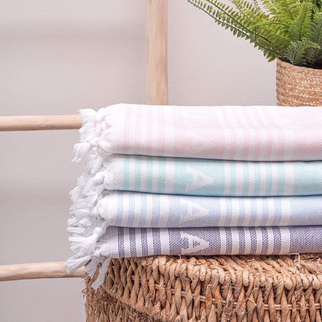 Laura Ashley Heritage Strandlaken Elveden Blue 90x180 cm